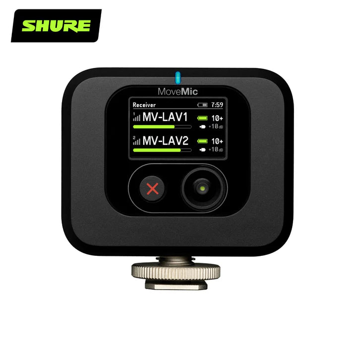 Shure MoveMic Receiver - Wireless Audio for Cameras & Mobile – Musicshop